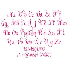 Script Embroidery Font Bundle #16 - 10 Fonts - Stitchtopia