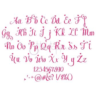 Script Embroidery Font Bundle #16 - 10 Fonts - Stitchtopia