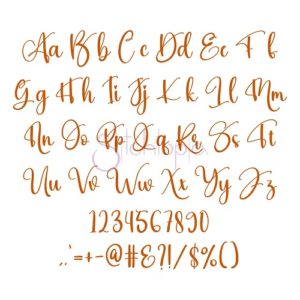 Script Embroidery Font Bundle #16 - 10 Fonts - Stitchtopia