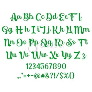 Script Embroidery Font Bundle #16 - 10 Fonts - Stitchtopia