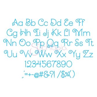 Script Embroidery Font Bundle #16 - 10 Fonts - Stitchtopia