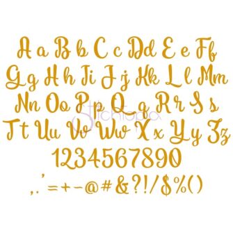 Script Embroidery Font Bundle #17 - 10 Fonts - Stitchtopia