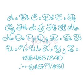 Script Embroidery Font Bundle #18 - 10 Fonts - Stitchtopia