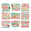Christmas Baking Embroidery Design Set - Stitchtopia