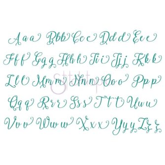 Script Embroidery Font Bundle #2 - 10 Fonts - Stitchtopia