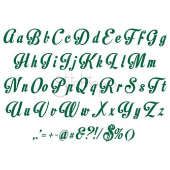 Michigan State Embroidery Font .75" 1" 1.25" 1.5" 2" - Stitchtopia