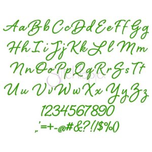 Script Embroidery Font Bundle #19 - 10 Fonts - Stitchtopia