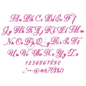 Script Embroidery Font Bundle #19 - 10 Fonts - Stitchtopia