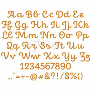 Marble Rye Embroidery Font .75" 1" 1.25" 1.5" 2" - Stitchtopia