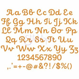 Marble Rye Embroidery Font .75" 1" 1.25" 1.5" 2" - Stitchtopia