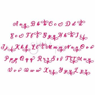 Andie Embroidery Font .75" 1" 1.25" 1.5" 2" - Stitchtopia