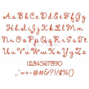 Script Embroidery Font Bundle #23 - 10 Fonts - Stitchtopia