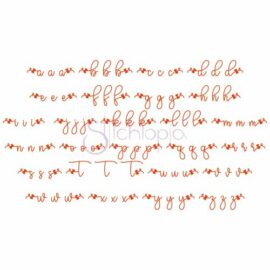 Script Embroidery Font Bundle #24 - 10 Fonts - Stitchtopia