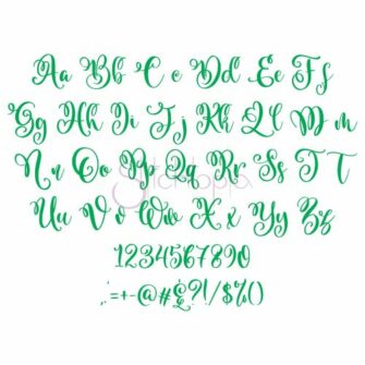 Holy Spirit Embroidery Font .75" 1" 1.25" 1.5" 2" - Stitchtopia