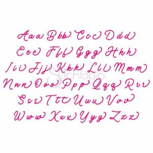 Script Embroidery Font Bundle #25 - 10 Fonts - Stitchtopia