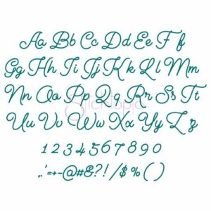 Script Embroidery Font Bundle #25 - 10 Fonts - Stitchtopia