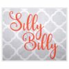 Silly Billy Embroidery Font 1" 1.25" 1.5" 2" 2.5" - Stitchtopia