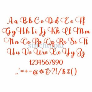 Script Embroidery Font Bundle #26 - 10 Fonts - Stitchtopia