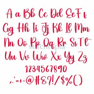 Script Embroidery Font Bundle #27 - 10 Fonts - Stitchtopia