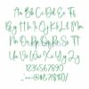 Rustic Elegance Embroidery Font 1" 1.25" 1.5" 2" 2.5" - Stitchtopia