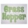 Grass Hopper 2-Color Embroidery Font 1" 1.25" 1.5" 2" 2.5" - Stitchtopia