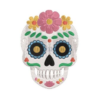 * Sugar Skull Embroidery Design - Stitchtopia