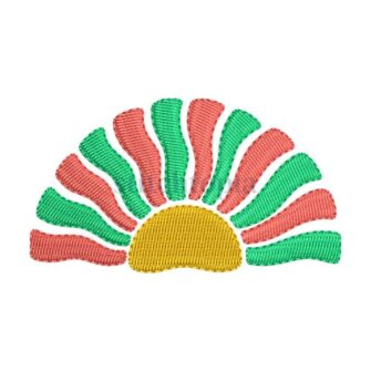 * Wavy Sunshine Embroidery Design - Stitchtopia